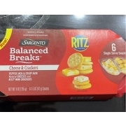 Sargento Mini Crackers, Cheese and Ritz: Calories, Nutrition Analysis ...