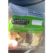 Chopz Club Combo Sub: Calories, Nutrition Analysis & More | Fooducate
