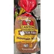 Canyon Bakehouse Bread, Mountain White, Gluten Free: Calories ...