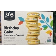 365 Whole Foods Market Cookies, Sandwich Cremes, Birthday Cake ...