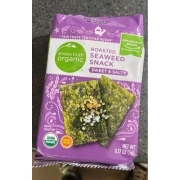Simple Truth Organic Snack, Seaweed, Roasted, Sweet & Salty: Calories ...