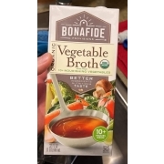 Bonafide Provisions Broth, Vegetable, Organic: Calories, Nutrition ...