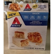 Atkins Apple Pie Bar, Caramel: Calories, Nutrition Analysis & More ...
