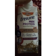 Ensure Nutrition Shake, Max Protein, Cafe Mocha: Calories, Nutrition ...