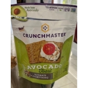 Crunchmaster Crackers, Avocado Toast: Calories, Nutrition Analysis ...