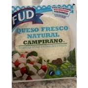 Fud Queso Fresco, Campirano: Calories, Nutrition Analysis & More ...