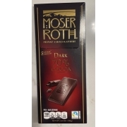 Moser Roth Dark Chocolate, 70% Cocoa: Calories, Nutrition Analysis ...