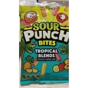 Sour Punch Bites Candy, Tropical Blends: Calories, Nutrition Analysis ...