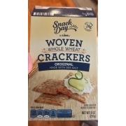 Snack Day Crackers, Woven Whole Wheat, Original made with Sea Salt ...