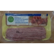 Simple Truth Turkey Bacon, Uncured, Hardwood Smoked: Calories ...