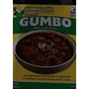 Jambalaya Girl Gumbo, Base with Roux: Calories, Nutrition Analysis ...