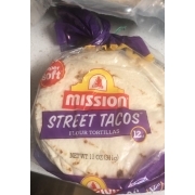 Mission Flour Tortillas, Street Tacos: Calories, Nutrition Analysis ...