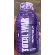 Total War Dietary Supplement, Pre Workout Drink, Grape: Calories ...