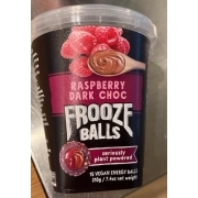 Frooze Balls Vegan Energy Balls, Raspberry, Dark Chocolate: Calories ...