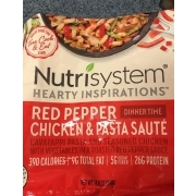 Nutri System Red Pepper Chicken & Pasta Sauté, Hearty Inspirations ...