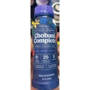 Chobani Greek Yogurt Shake, Mixed Berry Vanilla: Calories, Nutrition ...