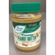 Simply Nature Peanut Butter, Creamy: Calories, Nutrition Analysis ...