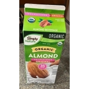 Simply Nature Almond Milk, Organic, Unsweetended: Calories, Nutrition ...