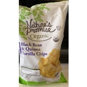 Nature's Promise Tortilla Chips, Black Bean, Quinoa: Calories ...