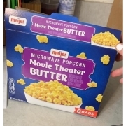 Meijer Microwave Popcorn, Movie Theater Butter: Calories, Nutrition ...