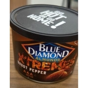 Blue Diamond Almonds, X'tremes, Ghost Pepper: Calories, Nutrition ...