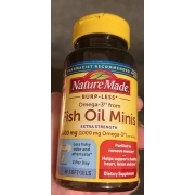 Nature Made Fish Oil Minis, Extra Strength: Calories, Nutrition ...