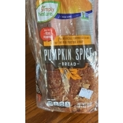 Simply Nature Bread, Pumpkin Spice: Calories, Nutrition Analysis & More ...