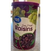 Great Value Raisins, Sun Dried: Calories, Nutrition Analysis & More ...