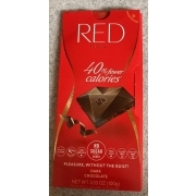 Red Delight Dark Chocolate, 40% fewer calories: Calories, Nutrition ...