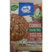 Nutri Snacks Cookie, Sugar Free, Apple and Cinnamon: Calories ...