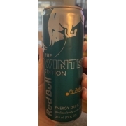 Red Bull Energy Drink, The Winter Edition, Fig Apple: Calories ...