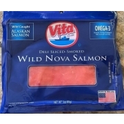 Vita Wild Nova Salmon, Deli Sliced, Smoked: Calories, Nutrition ...