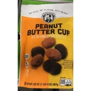 Pear's Snacks Flavored Peanuts, Peanut Butter Cup: Calories, Nutrition ...