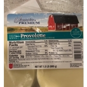 Wisconsin Premium Cheese, Slices, Provolone: Calories, Nutrition ...