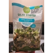Simple Truth Organic Salad Starter, Very Veggie Medley: Calories ...