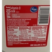 Kroger Milk, Whole, Vitamin D: Calories, Nutrition Analysis & More ...