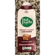 Nut Pods Coffee Creamer, Almond + Coconut, Coffee Cake: Calories ...