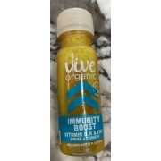 Vive Juice, Immunity Boost, Ginger & Turmeric, Organic: Calories ...