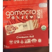 Gomacro Macro Bars, Kids, Cinnamon Roll: Calories, Nutrition Analysis ...