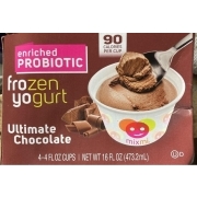 Mixmi Frozen Yogurt, Enriched Probiotic, Ultimate Chocolate: Calories ...