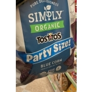 Simply Tortilla Chips, Tostitos, Party Size, Blue Corn, Sea Salt ...