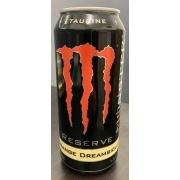 Monster Energy Drink, Reserve, Orange Dremsicle': Calories, Nutrition ...