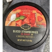 Private Selection Strawberries, Sliced, in Sugar: Calories, Nutrition ...