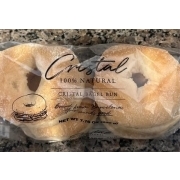 Crystal Bagel Bun, 100% Natural: Calories, Nutrition Analysis & More ...