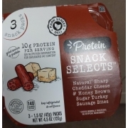 Park Street Deli Cheese & Turkey Sausage Bites, Snack Selects, Protein ...