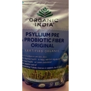 Organic India Psyllium Pre, Probiotic Fiber, Original, Organic ...