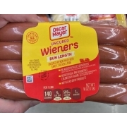 Oscar Mayer Wieners, Bun-Length: Calories, Nutrition Analysis & More ...