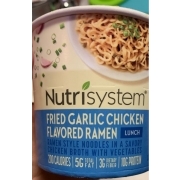 Nutrisystem Flavored Ramen, Fried Garlic Chicken: Calories, Nutrition ...