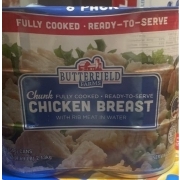 Butterfield Farms Chicken Breast, Chunk, Fully Cooked: Calories ...