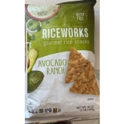 Riceworks Rice Snacks, Avocado Ranch: Calories, Nutrition Analysis & More | Fooducate